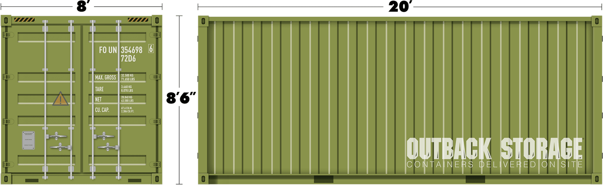 Loading Logs Into A 40' High Cube Container | Outback Storage Containers