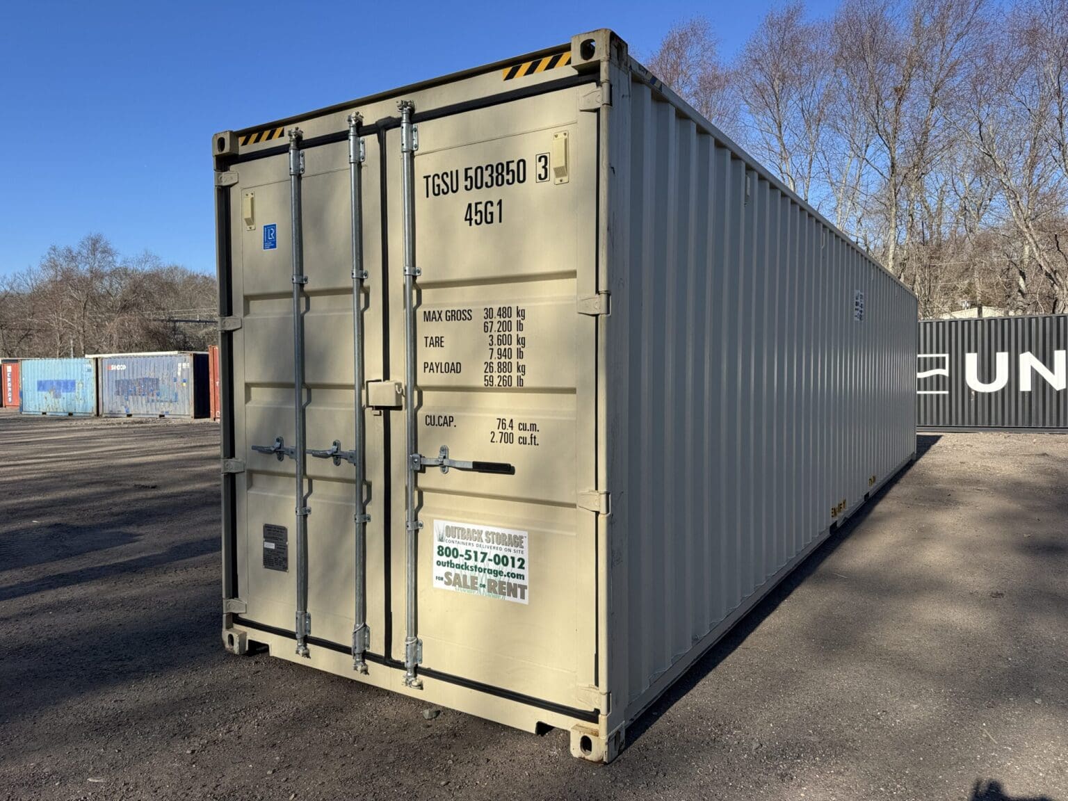 40' Shipping Containers for sale | 40 foot Storage Containers for Sale ...