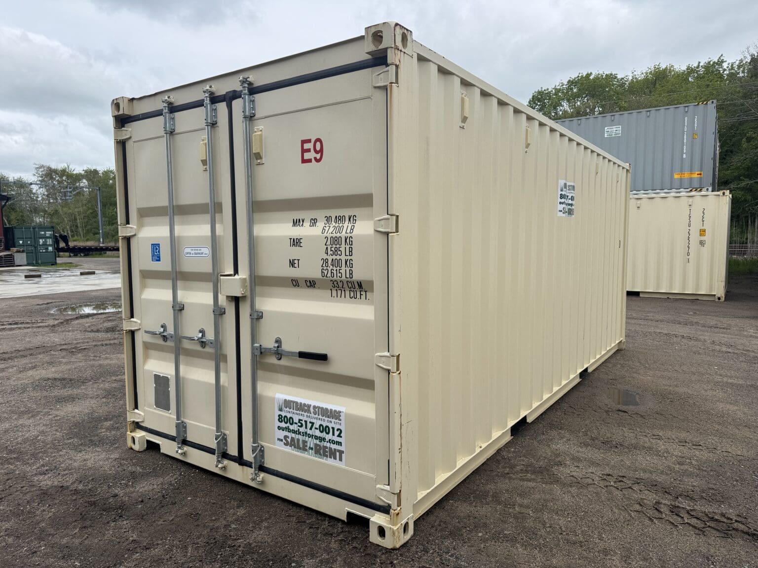 20' Shipping Containers for sale | 20 foot storage containers | OutBack ...