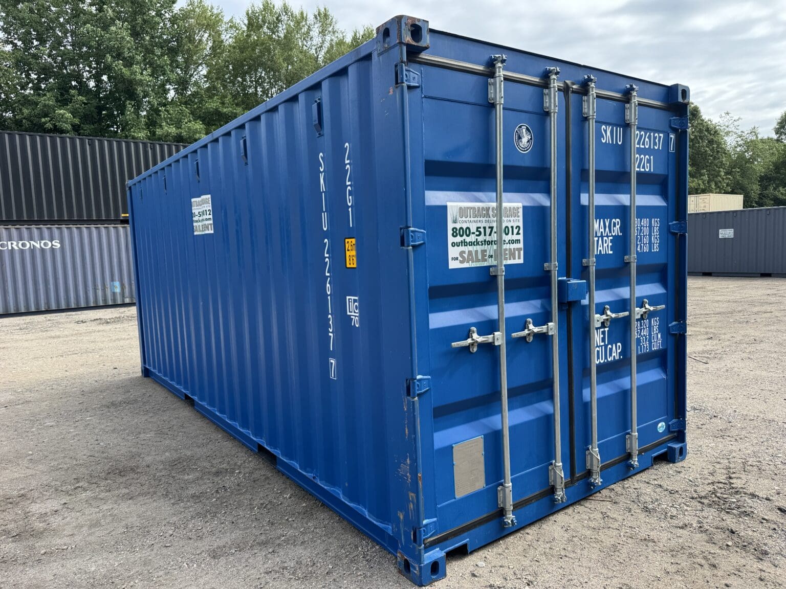 20' Shipping Containers for sale | 20 foot storage containers | OutBack ...