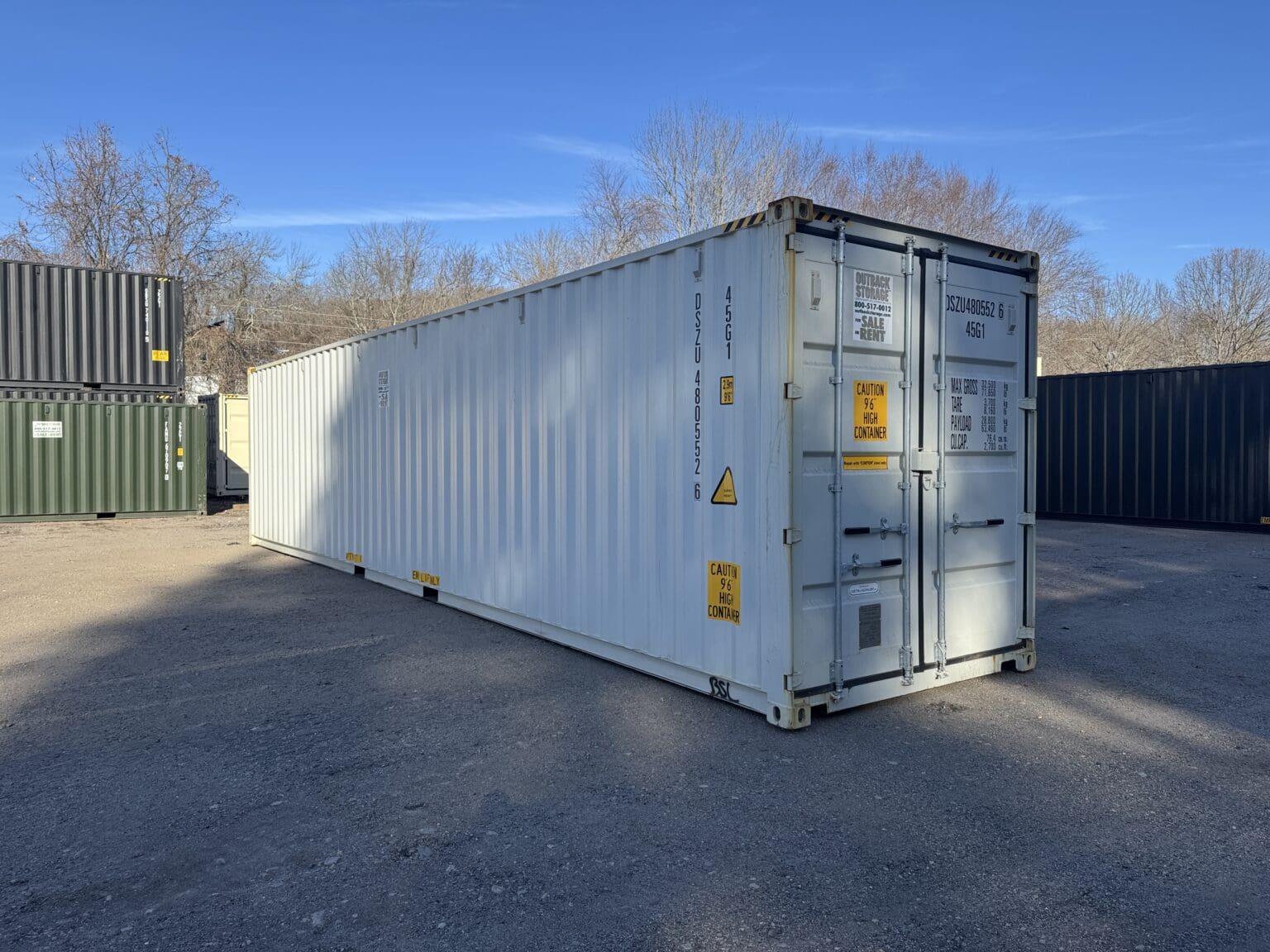 40′ x 8′ x 9.5′ Tall – New *High Cube Shipping/Storage Container – Wind ...