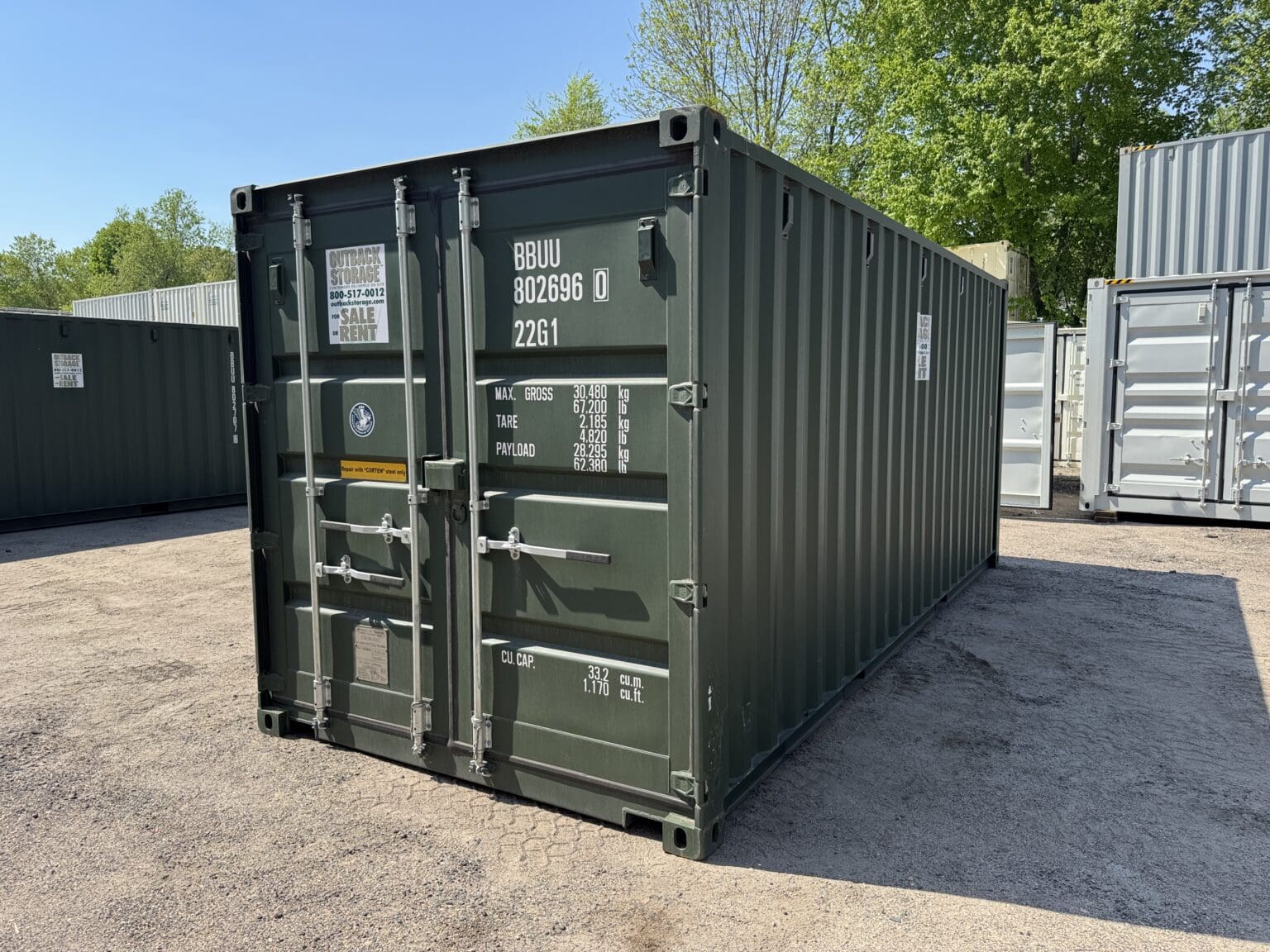 20′ x 8′ x 8.5′ Tall– New Shipping/Storage Container – Wind and ...